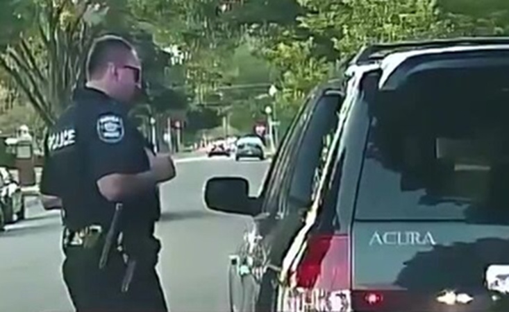 Suspect didn't listen to police, got JACKED UP