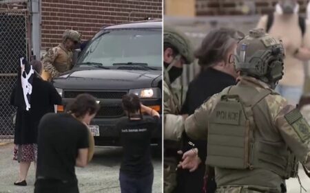 Woman obstructing ICE vehicle finds out that was a bad idea - Crankers